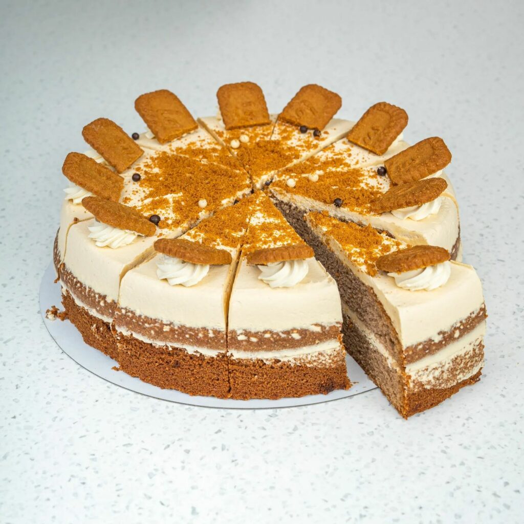 Lotus gateau (12 Pieces) - Sunset Desserts | Bakery Supplies | UK